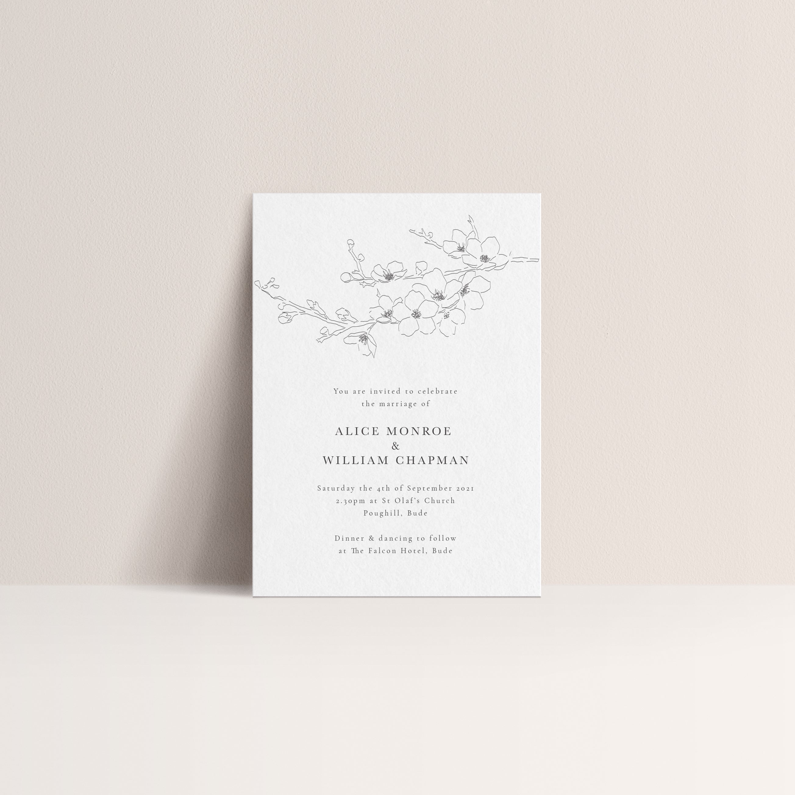 2. Heligan | Invitation – Ynk Paper + Press